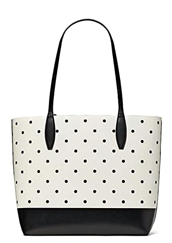 Kate Spade x Disney Minnie Mouse Large Reversible Leather Tote Purse(White Multi)
