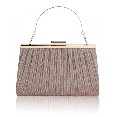 jessie Handbags for Women, Shoulder Bag Top Handle Crossbody Chain Evening Bag Fashion Purse Elegant for Party Prom Gift (3)