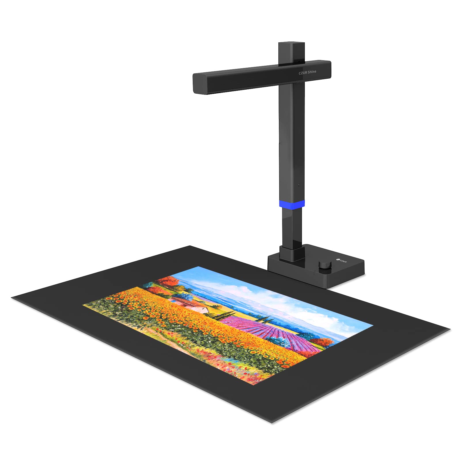 CZUR Shine Ultra Pro Scanner, 24MP Document Scanner, Max DPI 440, Portable USB Document Camera, A3 Large Format Book Scanner, Adjustable Height, Auto-Flatten & Deskew, Compatible with Windows & Mac OS