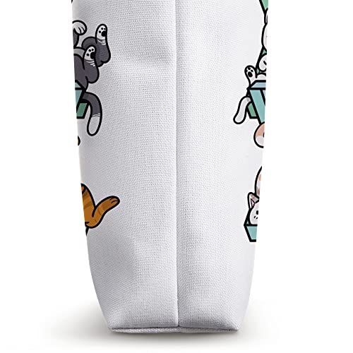 My Medicine For Happiness Called Cats every day kitten cat Tote Bag