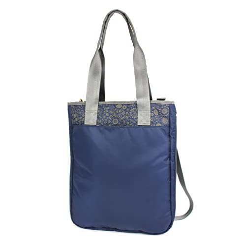 CHALA CV-Venture Zip-Around Tote - Sunflower - navy