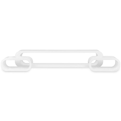 ZQQLVOO 3 White MDF Floating Wall Display Shelf Cubes Book/DVD Storage,Wall Mounted Display Shelf,Wall Mounted Floating Shelves,Wall Storage Shelves,Floating Book Shelves,Bookshelf