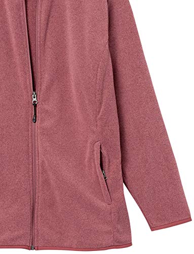 Amazon Essentials Women's Classic-Fit Full-Zip Polar Soft Fleece Jacket (Available in Plus Size), Burgundy Heather, Medium