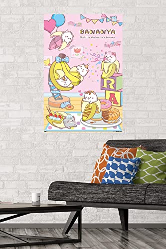 Trends International Bananya - Party Wall Poster, 22.375" x 34", Unframed Version