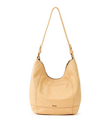 The Sak womens Leather, & Silhouette, Sequoia Hobo Bag in Leather Soft Slouchy Silhouette Timeless Elevated Design, Buttercup Ii, One Size US