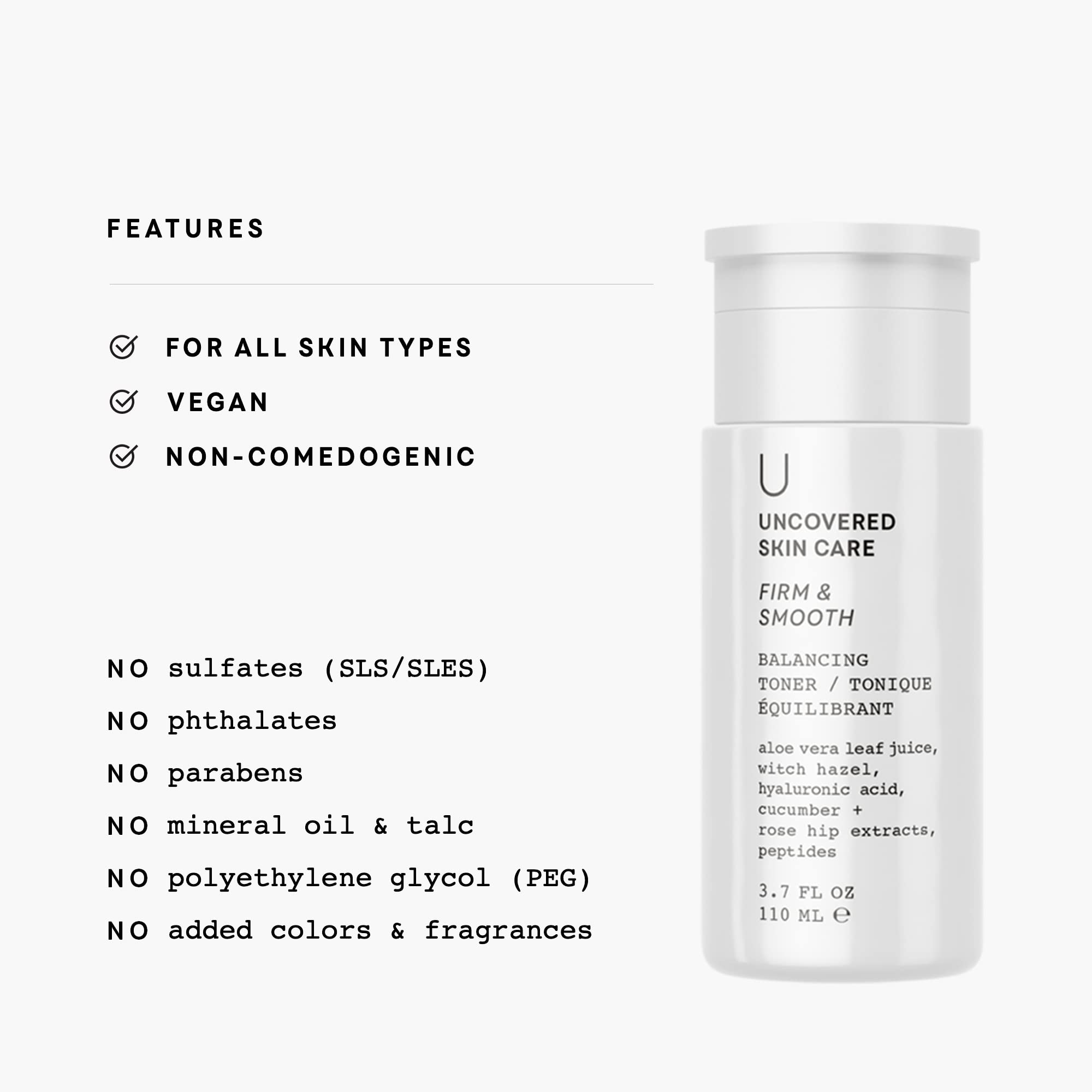 Uncovered Soothe & Protect Balancing Facial Toner