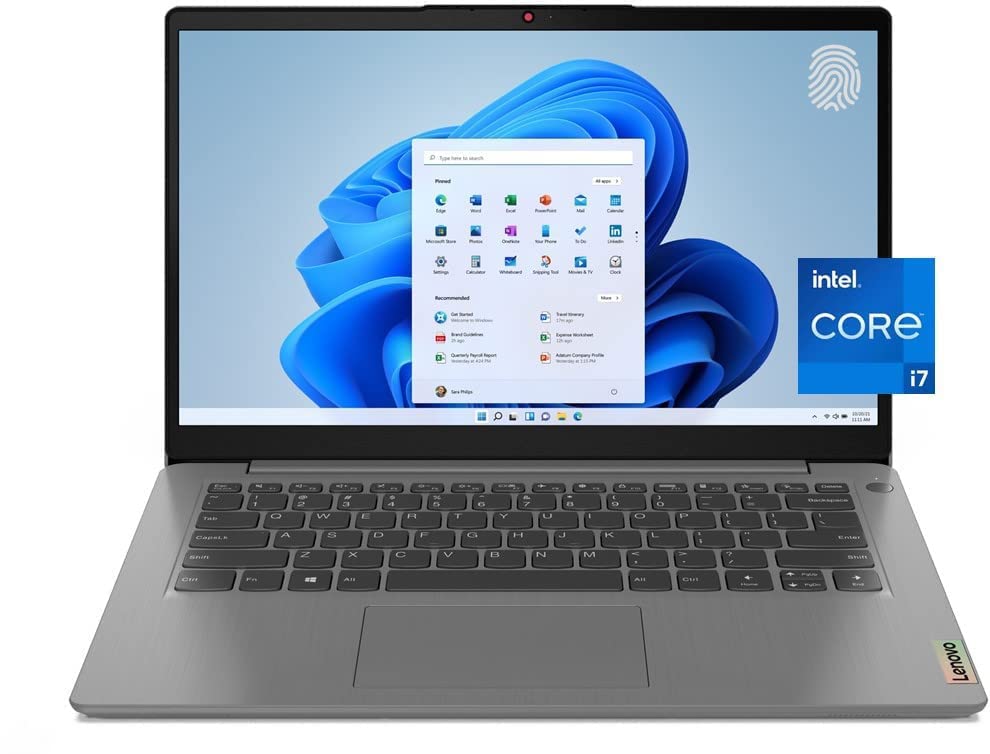 Lenovo 2023 Newest IdeaPad 3 Laptop, 14 Inch FHD Display, 11th Gen Intel Core i7-1165G7 Processor, 8GB RAM, 512GB SSD, Intel Iris Xe Graphics, Bluetooth, HDMI, Windows 11 Home, Arctic Grey