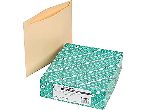 Quality Park Filing Jacket, 28 lbs, 11-3/4 x 9-1/2 Inches, 100 per Box, Cameo Buff (QUA63972)