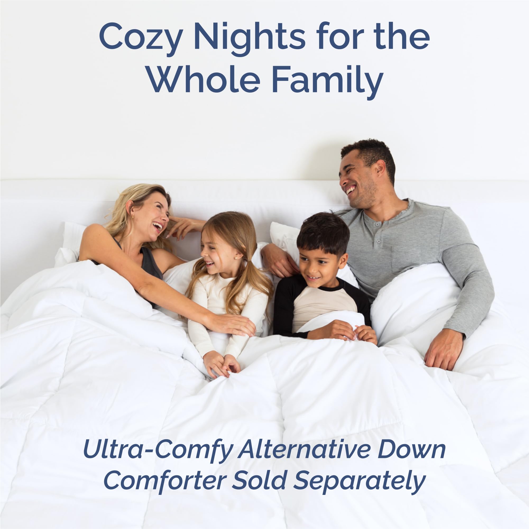 King 6 Piece Sheet Set - Comfy, Breathable & Cooling - Hotel Luxury Bedding for Women, Men, Kids & Teens - 1 Flat & 1 Fitted Sheet & 4 Pillowcases w/ Deep Pockets - Soft and Wrinkle Free - Steel Blue
