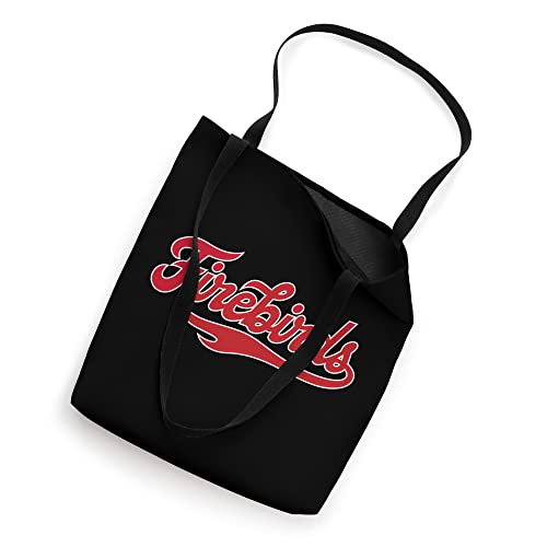 Carthage College Firebirds Classic Athletic Script Throwback Tote Bag