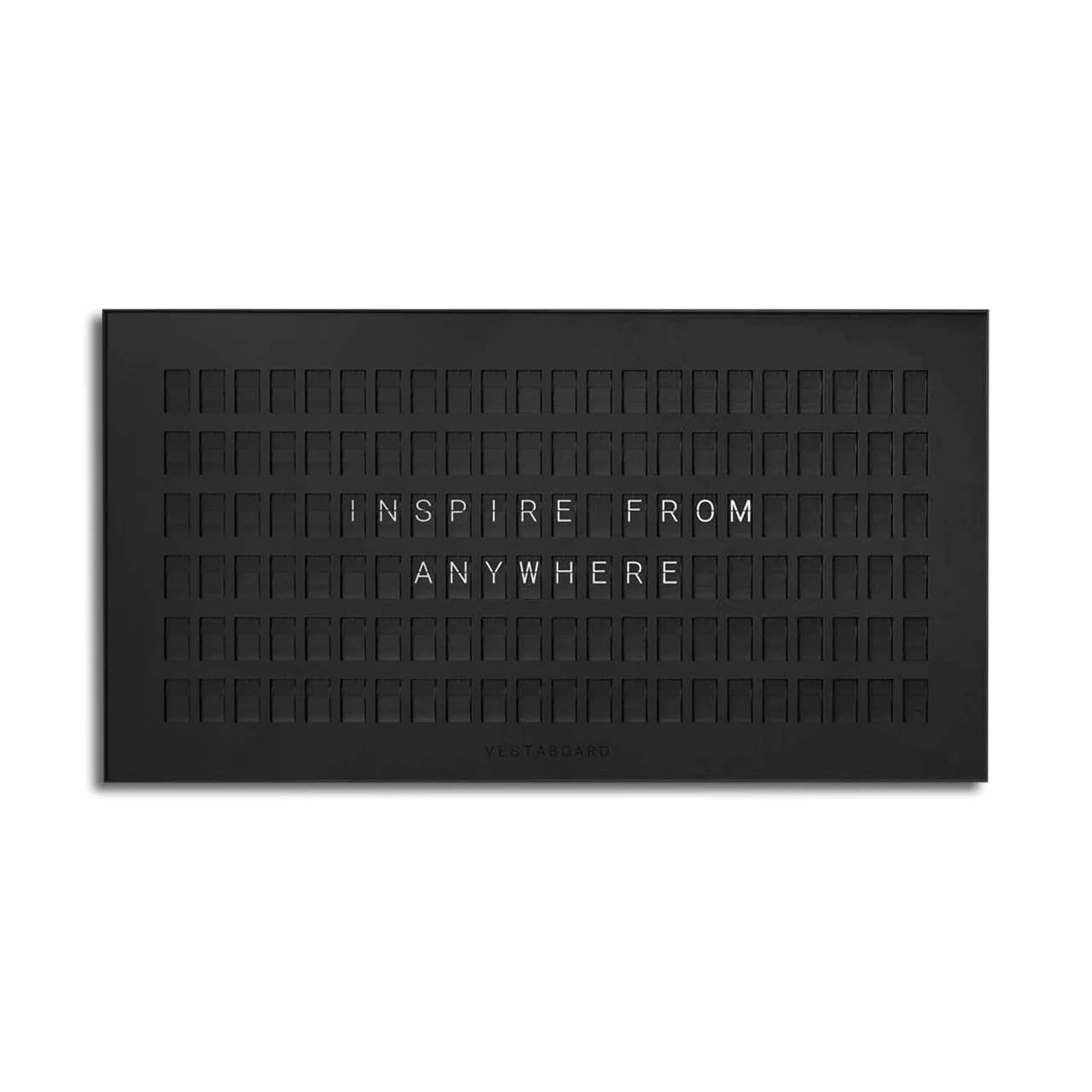 Vestaboard Message Board - Flagship Black - Inspire From Anywhere With The Award-Winning 42” Split-Flap Display