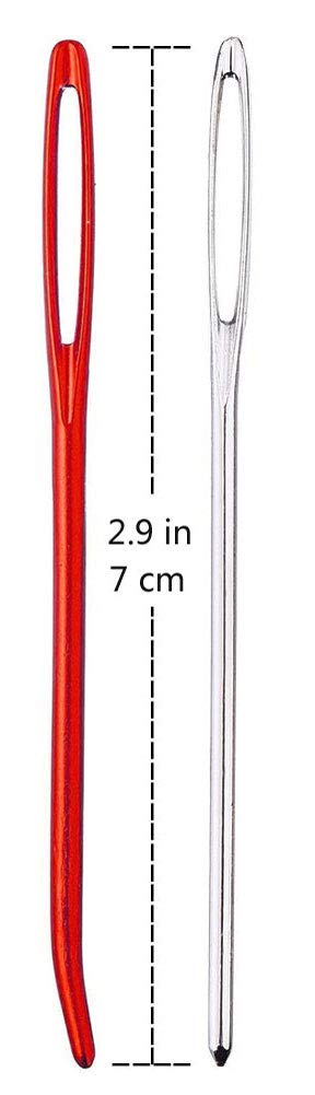 Size 6.5mm 7.0mm 8.0mm 9.0mm 10.0mm Crochet Hooks Set Ergonomic Grip Soft Handles Aluminum Crochet Hook Size K L M N/P in Case