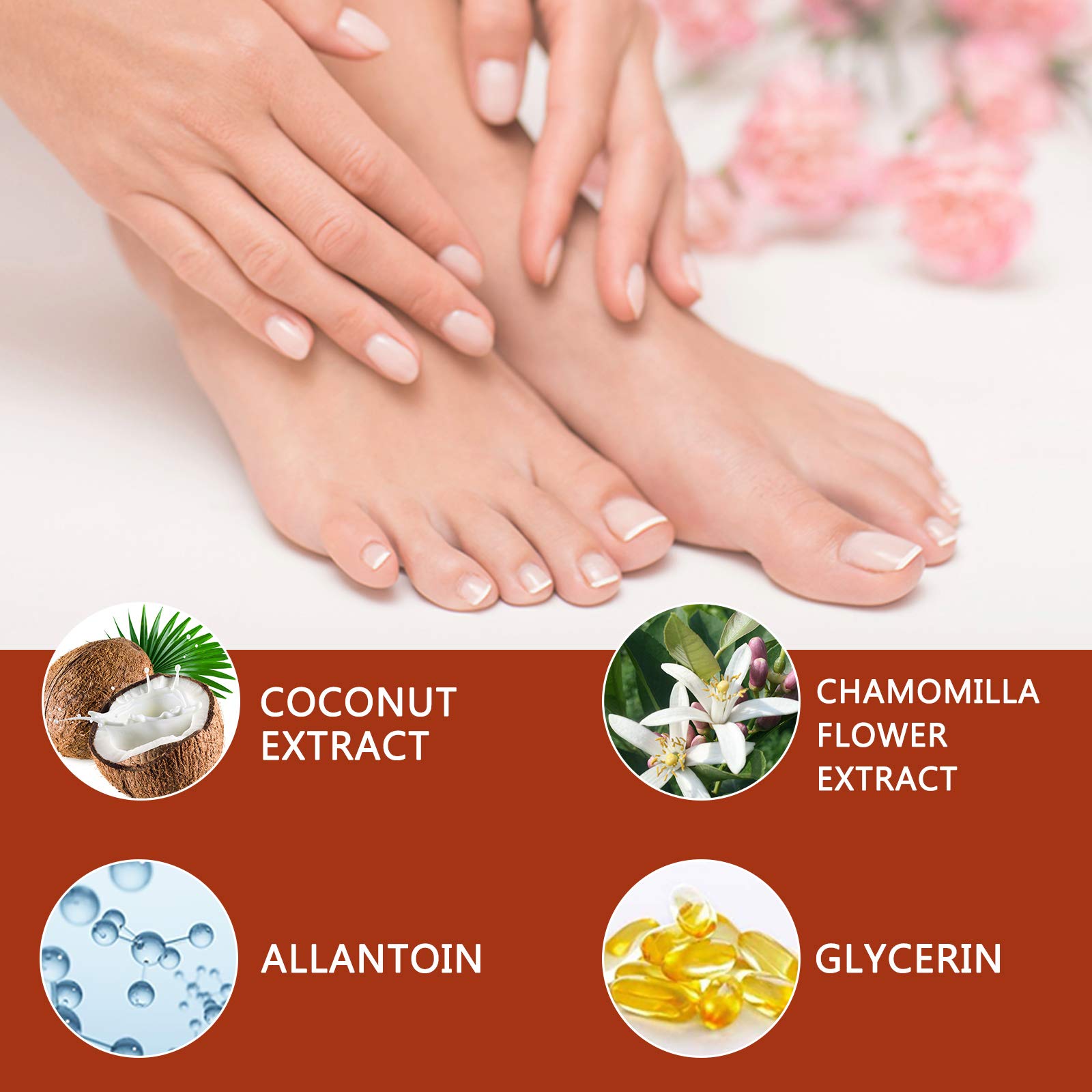 Foot Peel Mask 3 Pack-Feet Peeling Mask,Exfoliating Peeling Foot Mask,Foot Peel Exfoliator Remove,Peel Off Calluses & Dead Skin,Make Your Feet Baby Soft,Exfoliating Peeling Natural Treatment