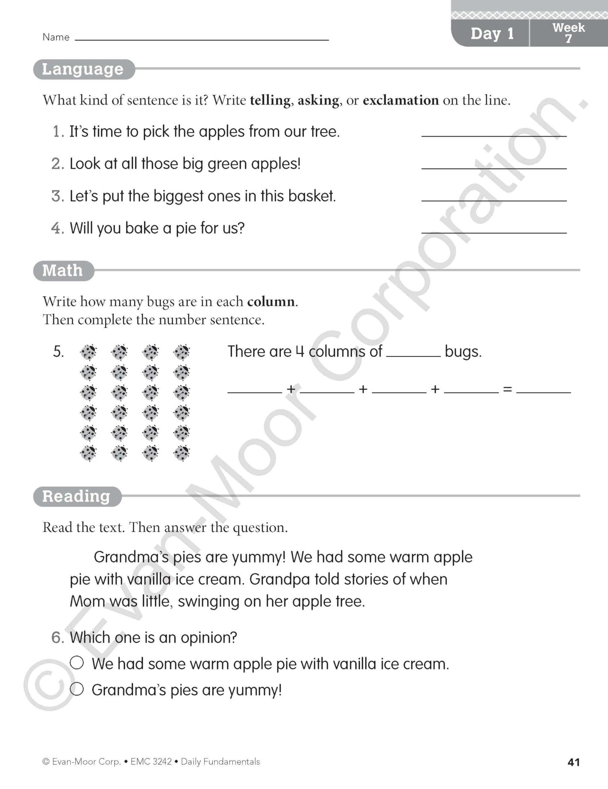 Evan-Moor Daily Fundamentals, Grade 2