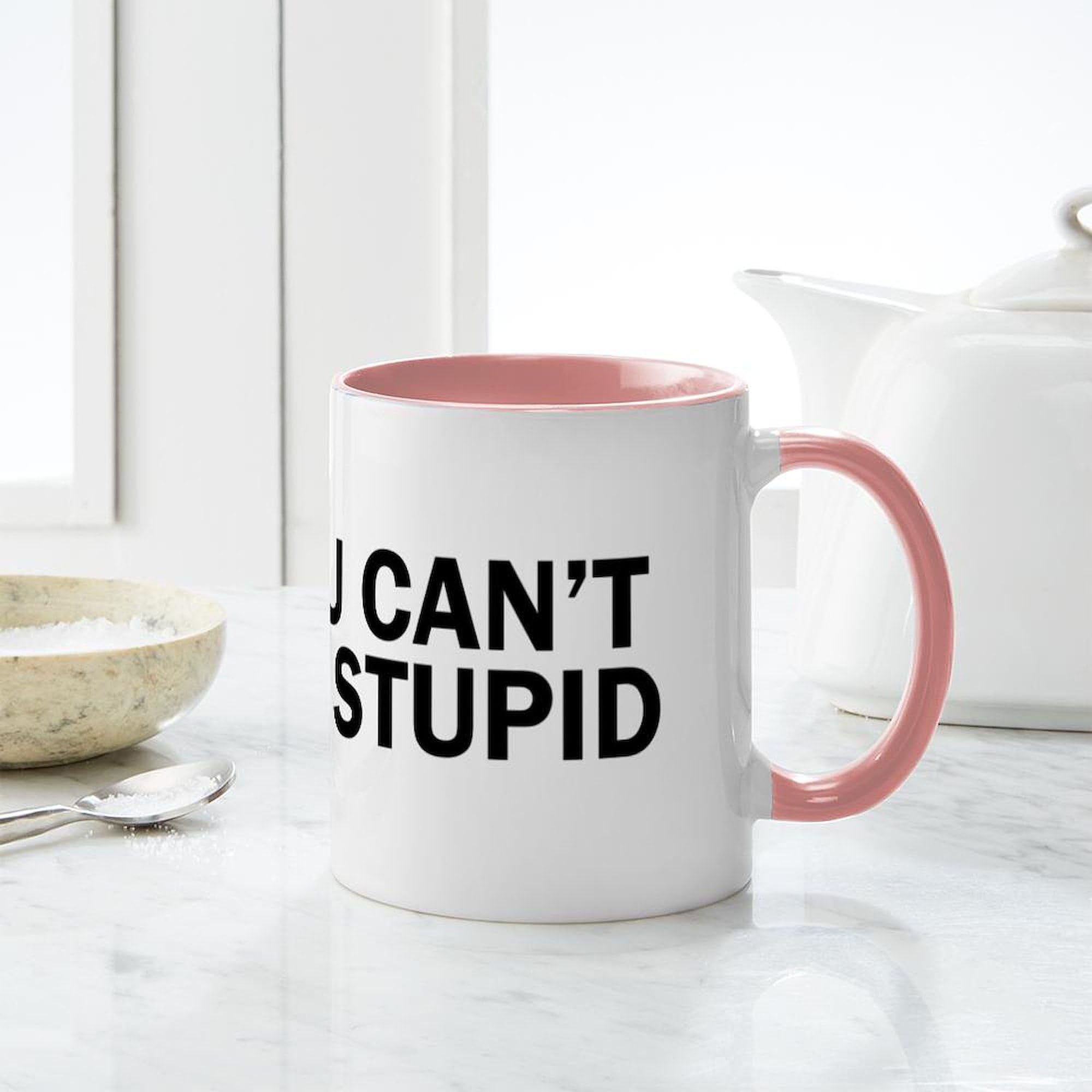 CafePress You Cant Fix Stupid Funny Hilarious, Mugs Ceramic Coffee Mug, Tea Cup 11 oz