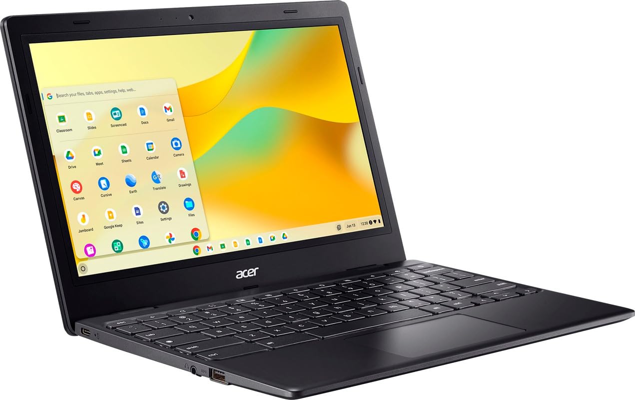 2022 Newest Acer 311 Chromebook Laptop Student Business, MediaTek MT8183C 8-Core Processor,11.6" HD Display, 4GB RAM, 32GB eMMC, Wi-Fi 5, Bluetooth 5, Upto 15 Hours Battery, Chrome OS +MarxsolCables