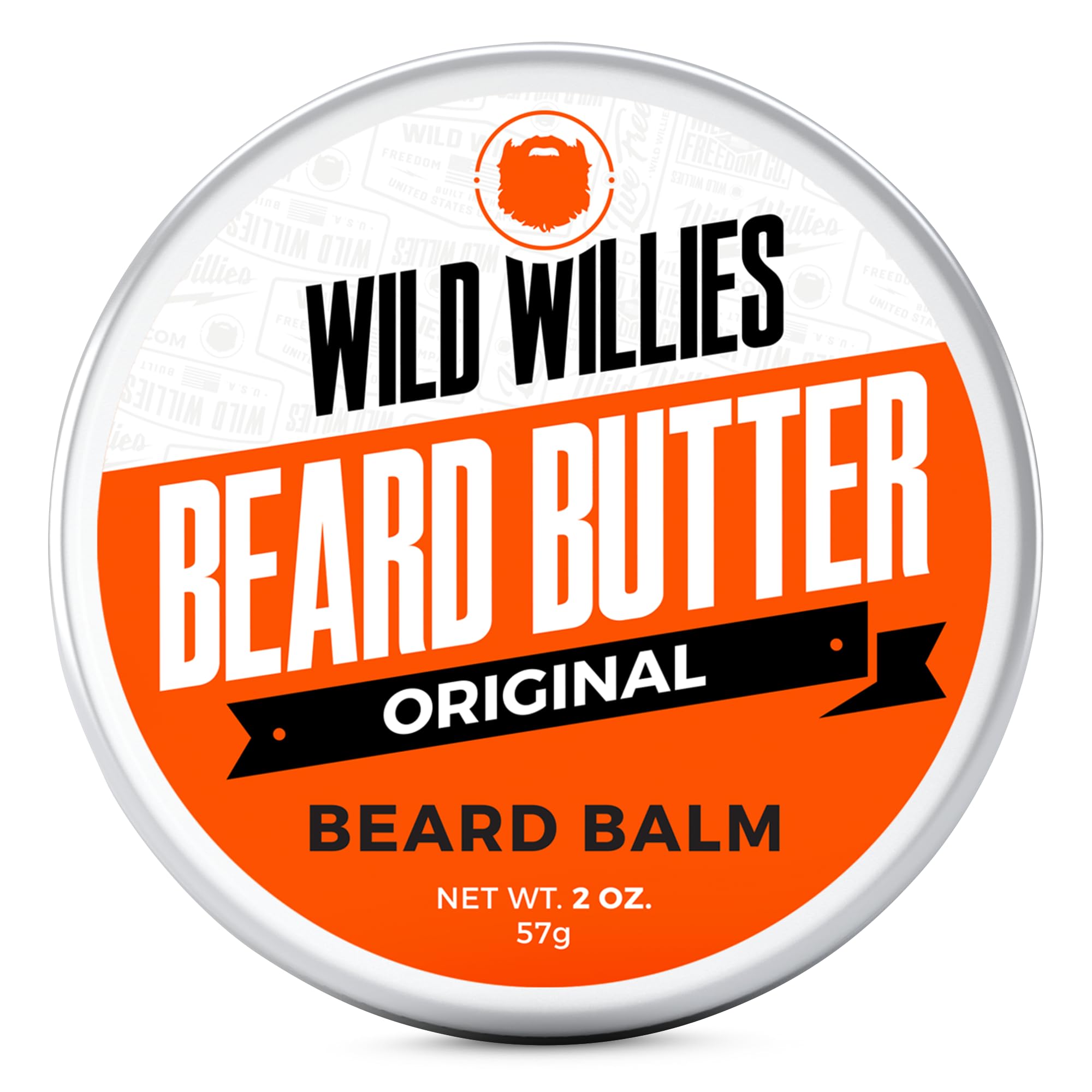 Premium Beard Balm Leave-in Conditioner by Wild Willies - Natural, Organic Ingredients & Essential Oils Promote Fast Beard Growth, Removes Itch & Dandruff - Beard Butter Restores Moisture - 2 Oz