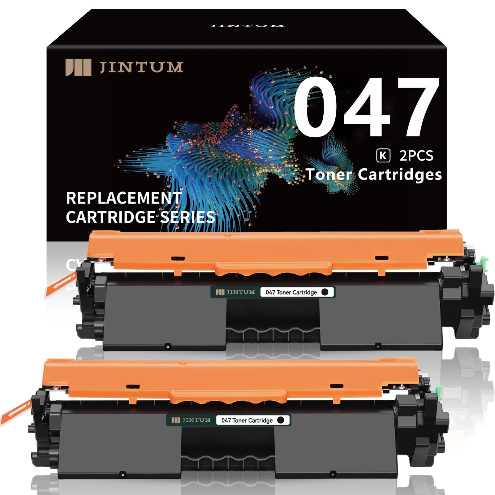 047 Compatible Toner Cartridge Replacement for Canon 047 Toner Cartridge for ImageCLASS LBP113W MF113W MF110/LBP110 Series, i-SENSYS LBP113W MF113W MF110/LBP110 Series Printer (Black, 2Pack)