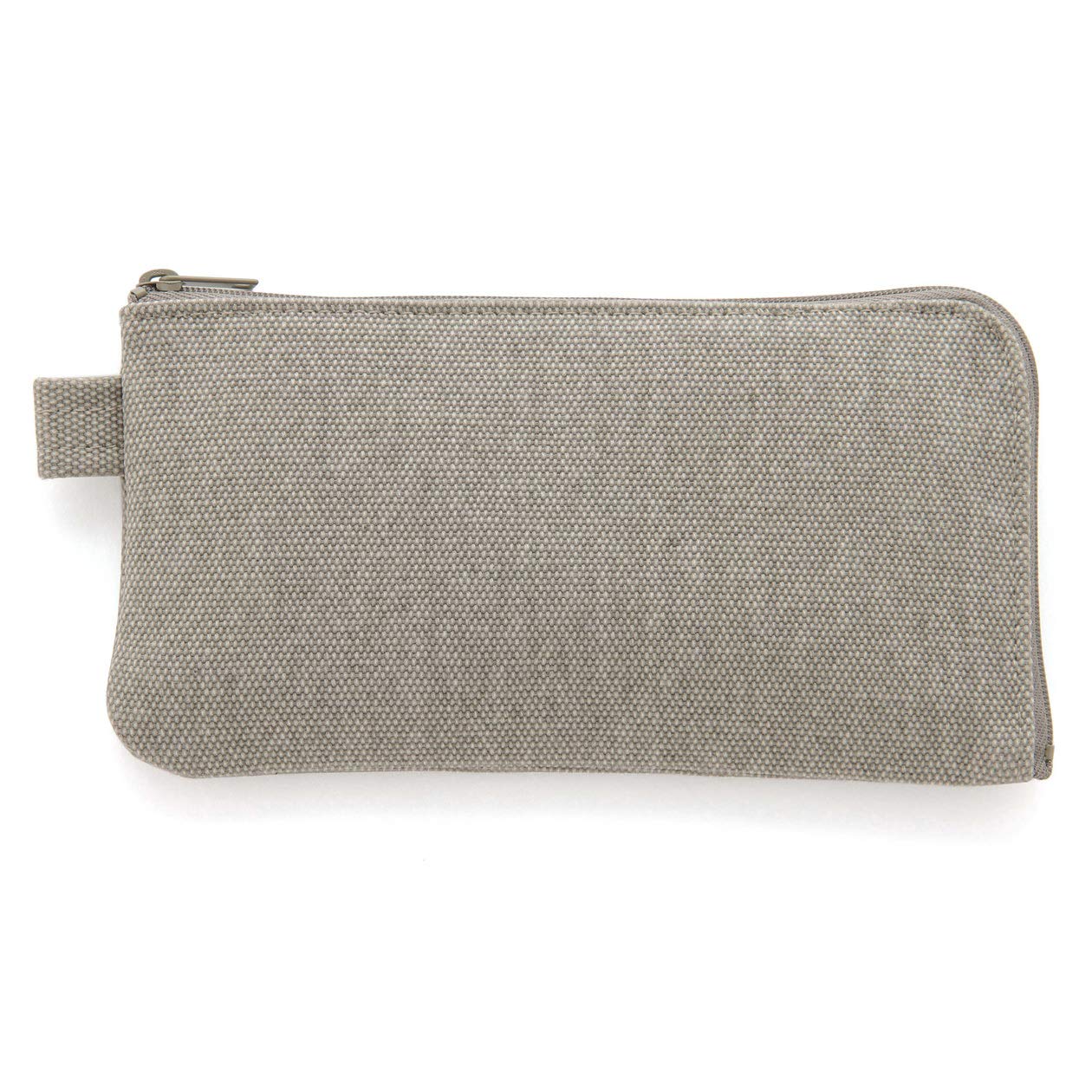 MUJI Canvas Pencil Case Flat Type Approx. 3.9×7.5 inch