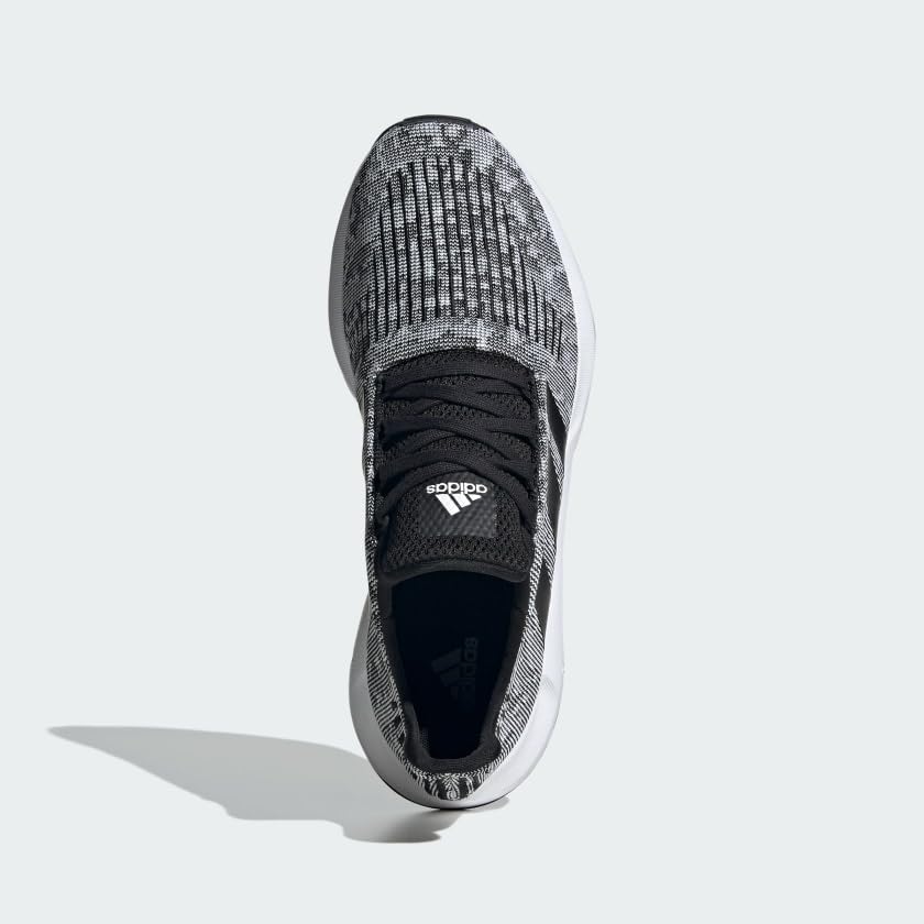 adidas Men's Swift Run Legacy Sneaker, Core Black/CoreBlack/White, 10