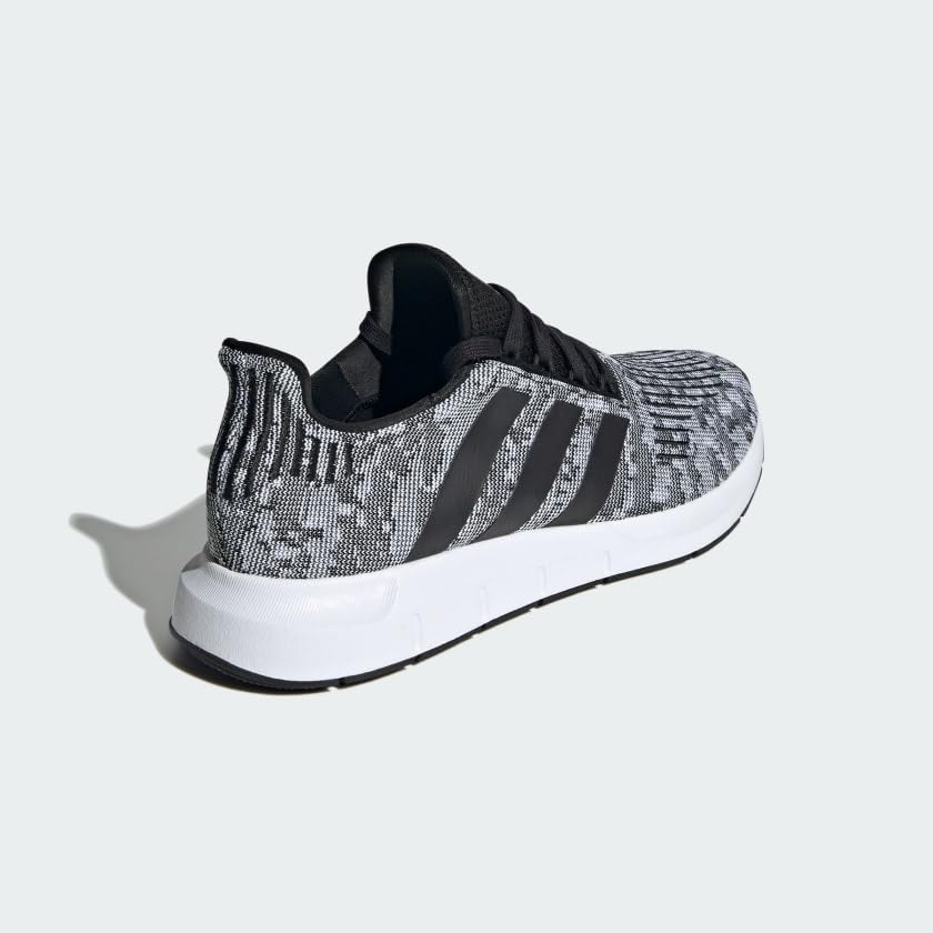 adidas Men's Swift Run Legacy Sneaker, Core Black/CoreBlack/White, 10