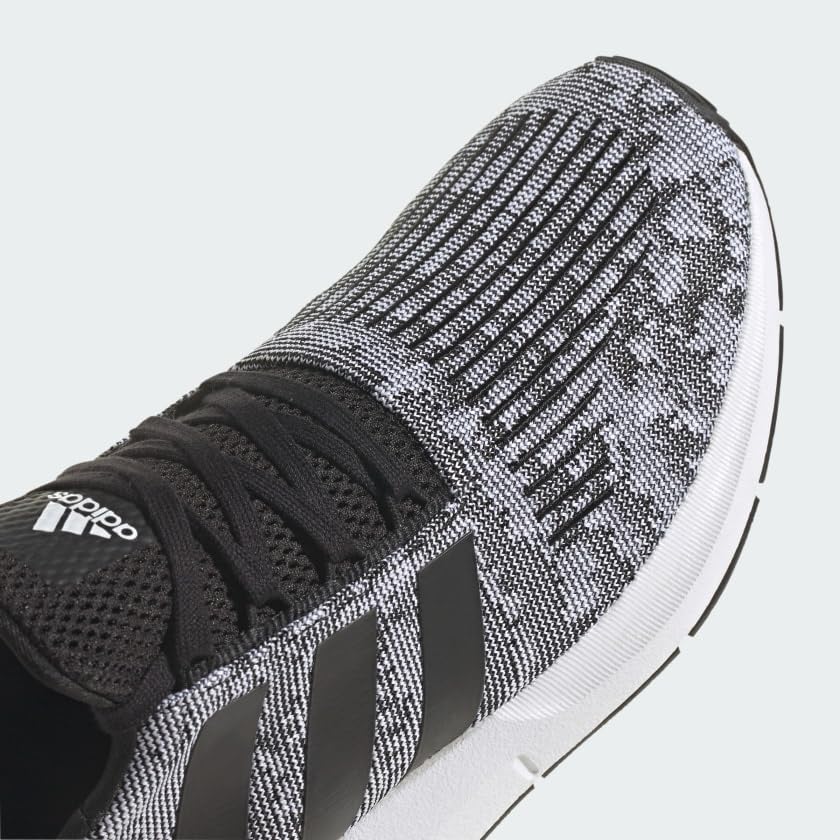 adidas Men's Swift Run Legacy Sneaker, Core Black/CoreBlack/White, 10