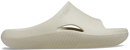 Crocs Unisex Mellow Slides Sandal, Bone, Numeric_12 US Men