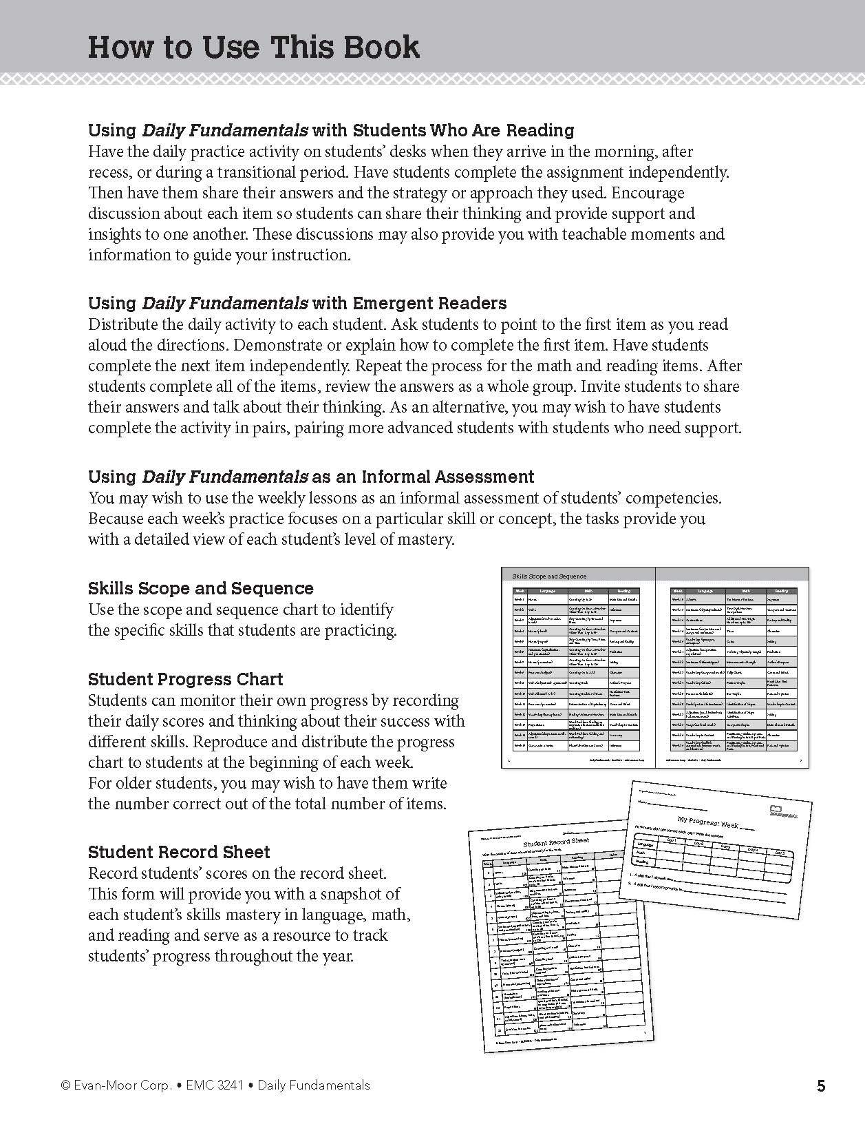 Evan-Moor Daily Fundamentals, Grade 1