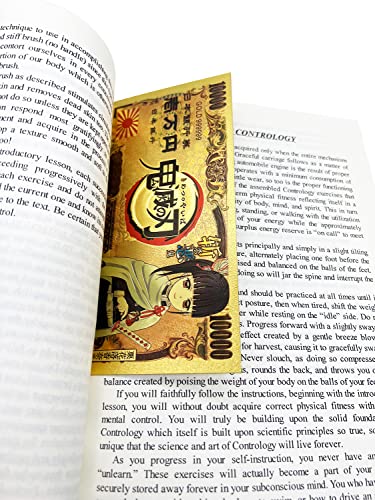 YJacuing Anime Demon Slayer: Kimetsu no Yaiba Gold Coated Banknote, Limited Edition Collectible Bill Bookmark (6 PCS Collection)