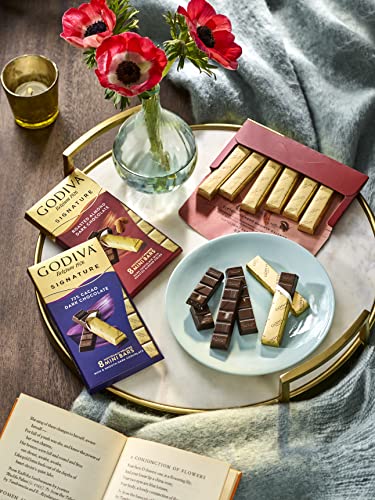 Godiva Chocolatier Signature Roasted Almond Dark Chocolate, 12-Ct. (8 pc. each)