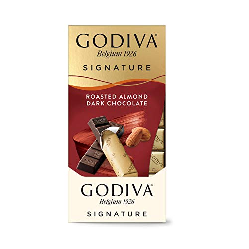 Godiva Chocolatier Signature Roasted Almond Dark Chocolate, 12-Ct. (8 pc. each)