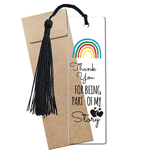 Rainbow Stong Inspirational Funny Bookmark Gifts for Women Girls Lovers Bookworm Daughter Lovers Friend Sister Book Female Sister Gifts Friendship Gifts