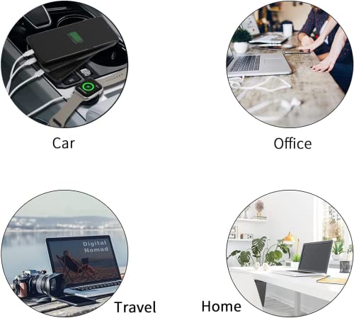 4 in 1 Watch Charger Multi USB Magnetic Charging Cable Portable Wireless Charger Cord Compatible with Apple Watch Series Se 6 5 4 3 2 1, iPhone, Galaxy, Pixel, Android, Watch, Pods (1.2M/4ft)…