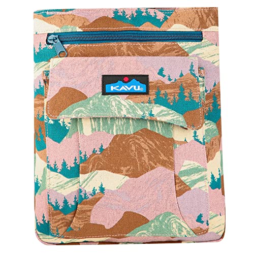 KAVU Keeper Semi Padded Sling Canvas Crossbody Bag-Remote Landscape