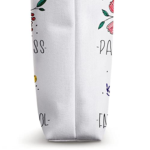 Inspirational Fruit Of The Spirit Botanical Flower Religious Tote Bag