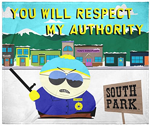 INTIMO South Park Cartman You Will Respect My Authority Show Throw Blanket Wall Scroll