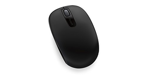 Microsoft Wireless Mobile Mouse 1850 - Black - Comfortable Right/Left Hand Use, Wireless Mouse with Nano transceiver, for PC/Laptop/Desktop, works with Mac/Windows 8/10/11 Computers