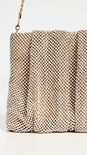 Loeffler Randall Women's Ember Diamante Clutch, Gold, One Size