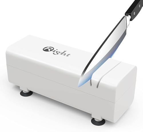 Knife Sharpener, 45 Degrees Electric Knife Sharpener, Diamond Abrasive Blade Sharpener, Knife Sharpeners for Kitchen Knives, Rapid Sharpening for Cleaver, Fruit Knife, Scissors, Pocket Knife