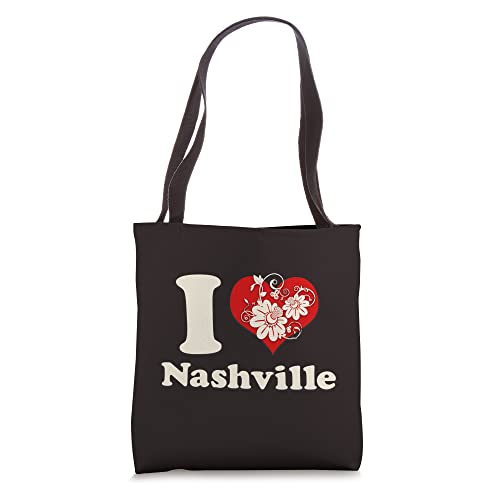 I Love Nashville Tennessee Tote Bag