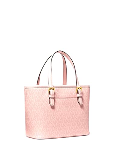 Michael Kors XS Carry All Jet Set Travel Womens Tote (DK PWDR BLSH)