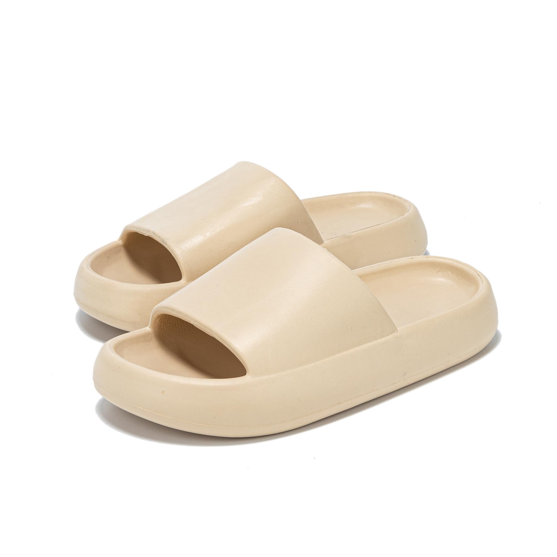 Cloud Slides for Men and Women, Comfy Lightweight Slippers, Thick Sole Anti-Slip Shower Slides Sandals Quick Drying Shoes for Indoor Outdoor
