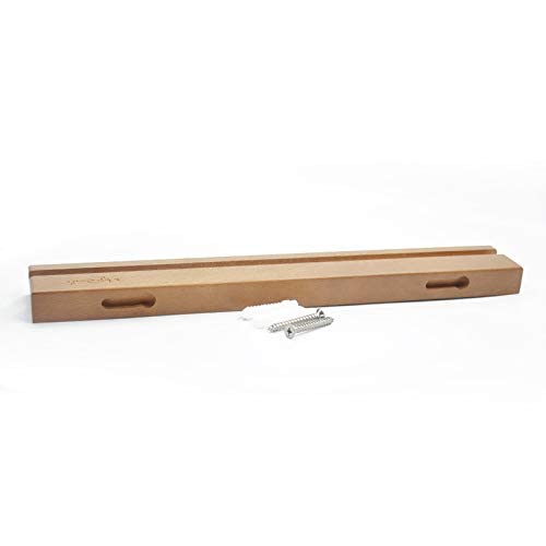 Vinyl Record Shelf Wall Mount natural Wood, Album Record Holder Display Your LP in home and office (brown)