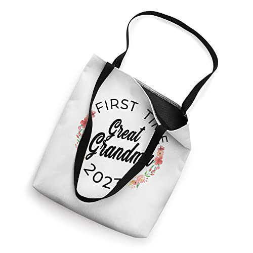 First Time Great Grandma 2023 Pregnancy Announcement Tote Bag