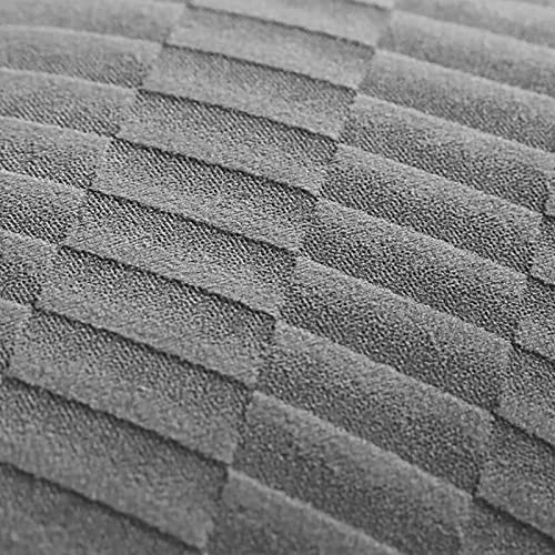 Wedge Pillow Headboard Small(23.6 x 7.8 x 19.7 Inches),Bolster Triangular Headboard Pillow Positioning Support Reading Backrest Wedge Pillow for Day Bunk Bed with Removable Cover Grey