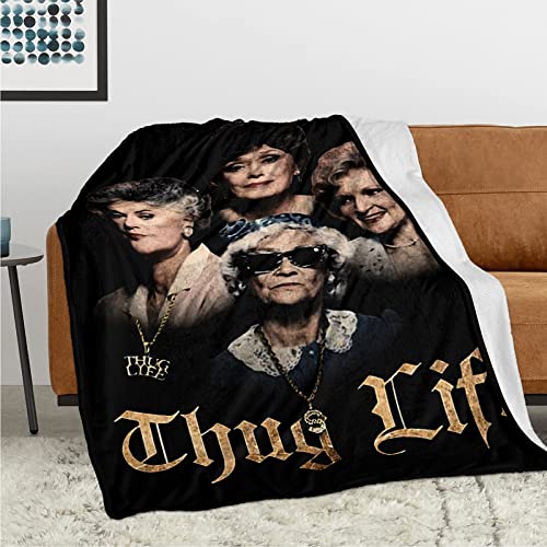 PPAIM Fleece Blankets Lightweight Plush Fuzzy Cozy Soft Throw Blanket for Bed Sofa Couch Travel Camping 60 inches x50 inches