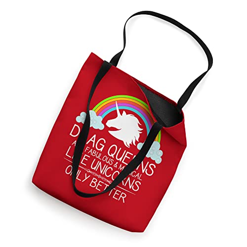 Drag Queen Gifts - Drag Queens Are Like Unicorns Funny Tote Bag