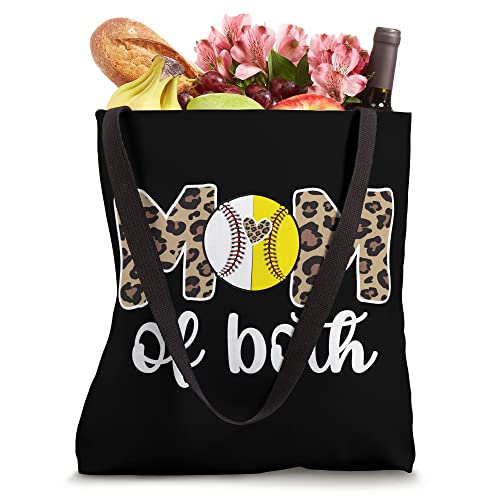Baller Mom Proud Baseball Softball Player Mom Ball Mother Tote Bag