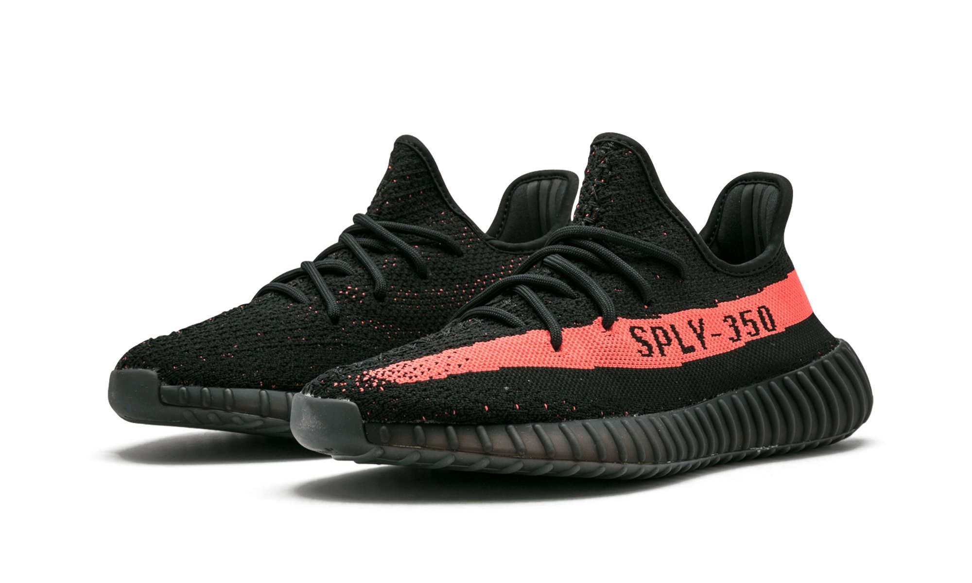 adidas Mens Yeezy Boost 350 V2 BY9612 Cored Red Black 2016/2022 - Size 13.5