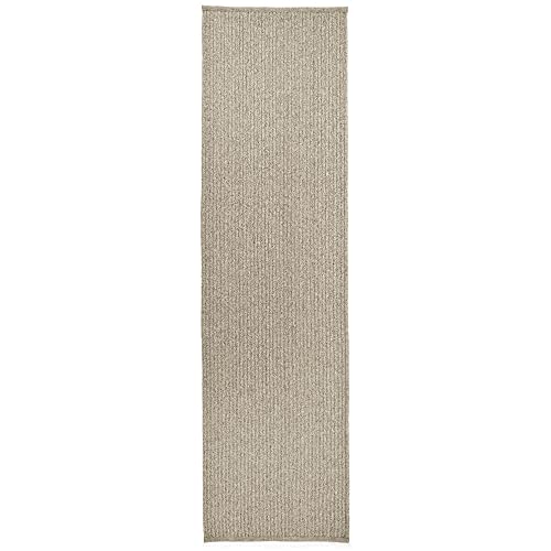 Liora Manne Calais Solid Indoor/Outdoor Rug – Casual Traditional Rug, Weather Resistant, Easy Care Performance Rug, Rugs for Entryway, Living Room, Patio, Solid Grey, 2' x 7'6"